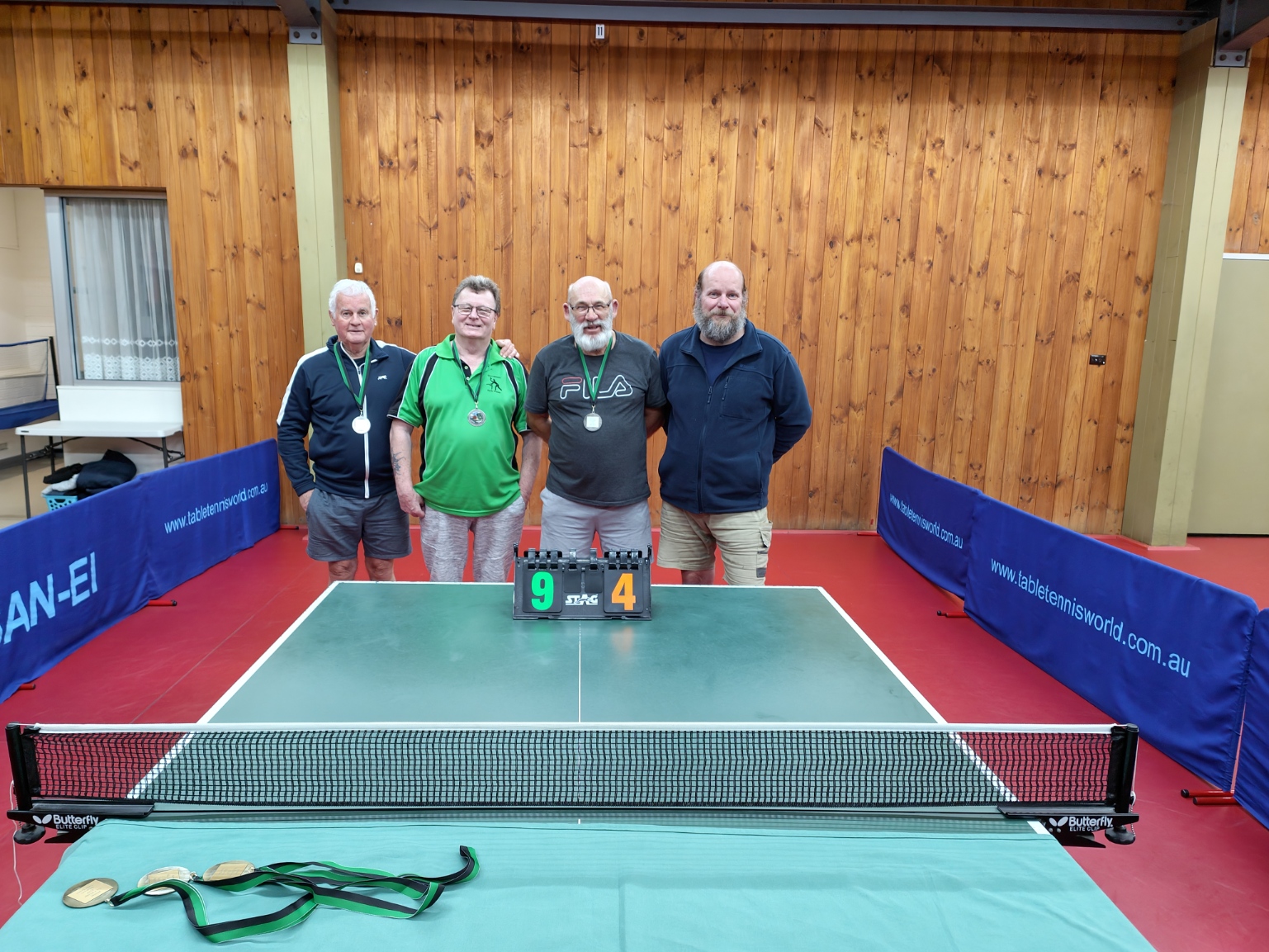 Division 3 – Slugger (Tom Frahn, Eileen Brougham and Jamie Haig) def ...